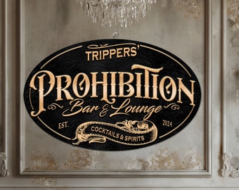Speakeasy Sign, Speakeasy Bar Sign, Lounge Bar Sign, Metal Speakeasy ...