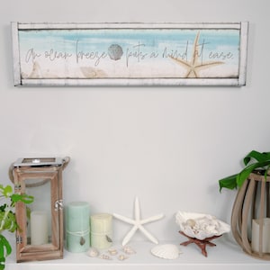 Coastal Decor, Beach House Wall Decor, Beach House Sign, Beach Sign ...