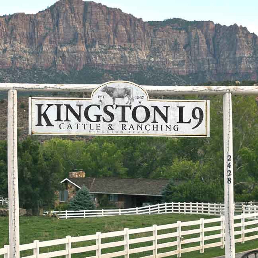 Cattle Ranch Signs, Metal Barn Signs, Over-sized Rustic Signs, Stable ...