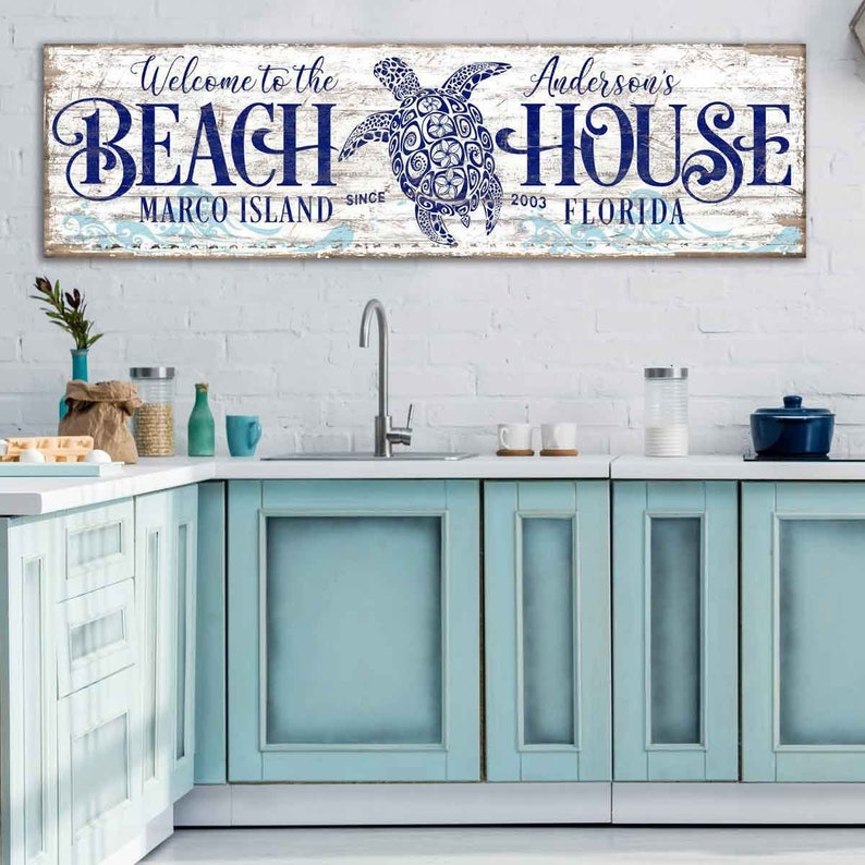 Beach House Decor, Beach Decor,metal Beach Sign,outdoor Beach Sign ...