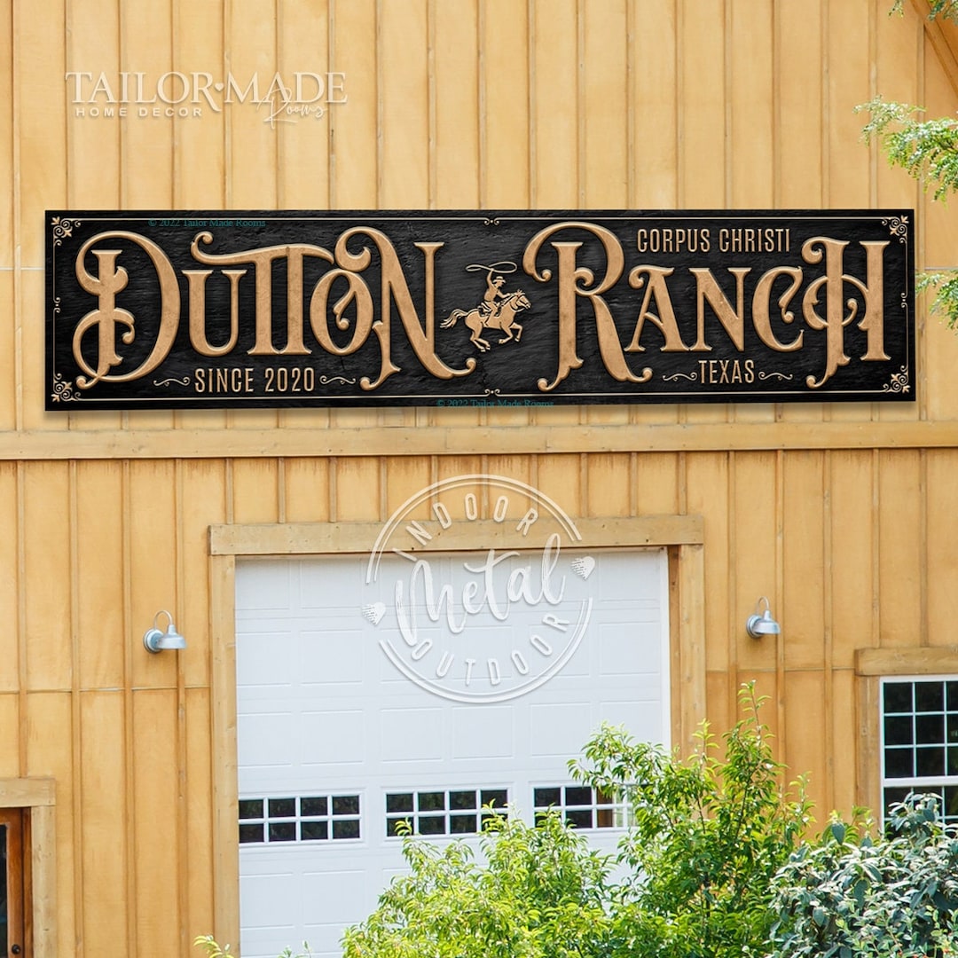 Barn Signs, Large Metal Signs, Metal Artwork, Western Ranch Sign ...