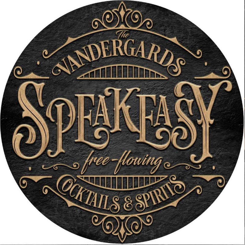 Speakeasy Sign Bar Sign Bourbon Bar Sign Bar Wall Decor - Etsy
