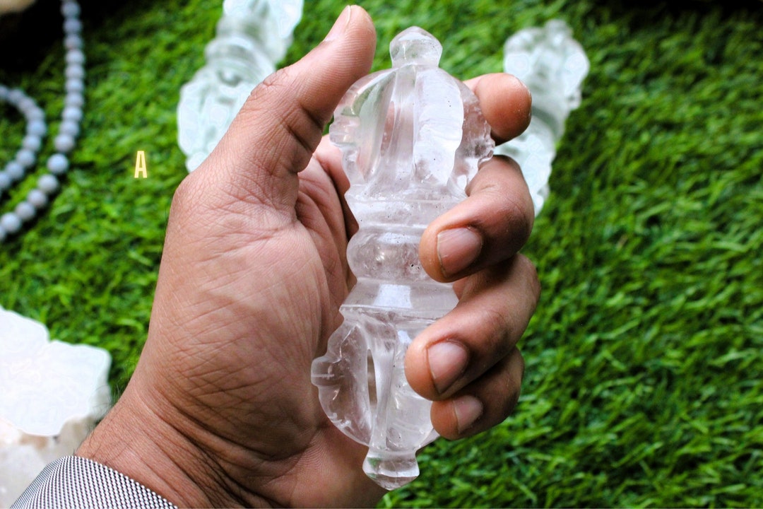 Clear Quartz Dorjee Vajra Crystal Himalyan Quartz Dorje Tibetan Ritual ...