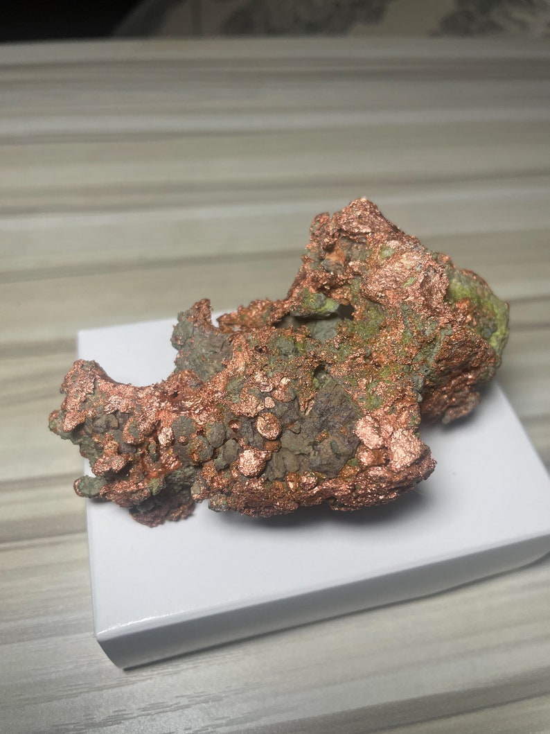 Michigan Copper With Basalt Specimen From Keweenaw Peninsula Copper ...