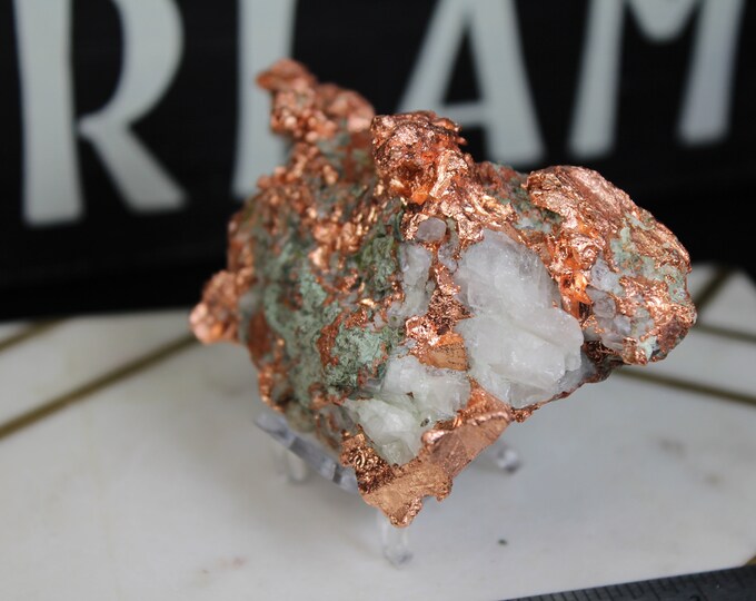 Michigan Copper With Quartz Basalt Specimen From Keweenaw Peninsula ...