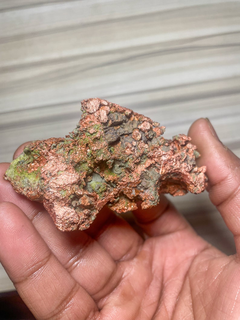 Michigan Copper With Basalt Specimen From Keweenaw Peninsula Copper ...