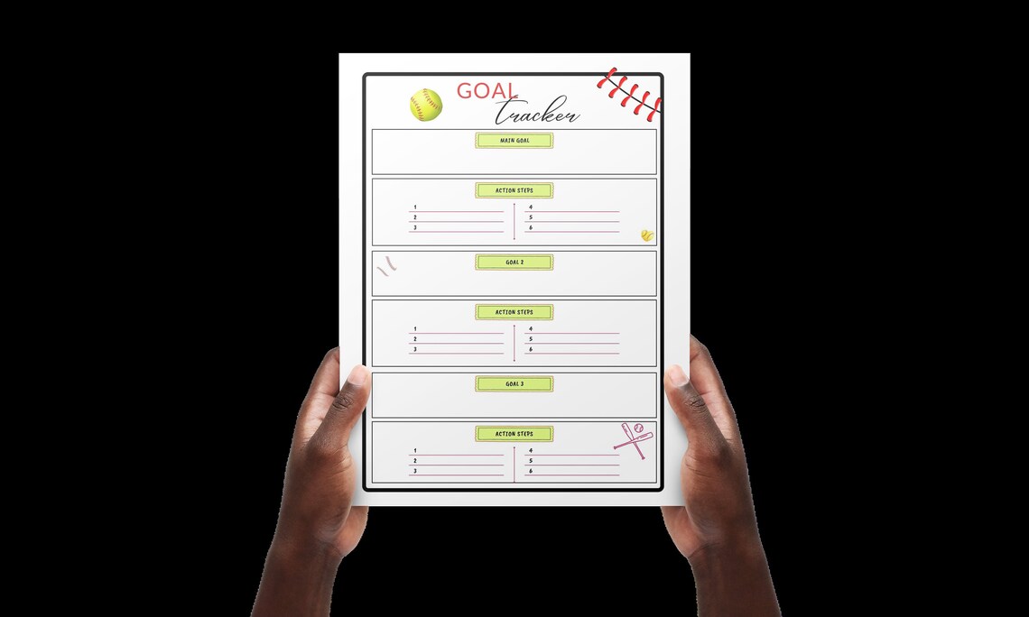 Softball Weekly Training Planner (printer Friendly) - Instant Download ...