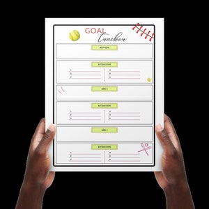 Softball Weekly Training Planner (printer Friendly) - Instant Download ...