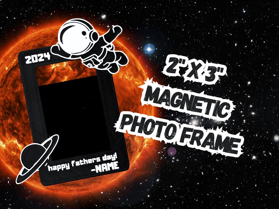 Fathers Day SPACE Gift Fathers Day Astronaut Photo Frame Custom Fathers ...