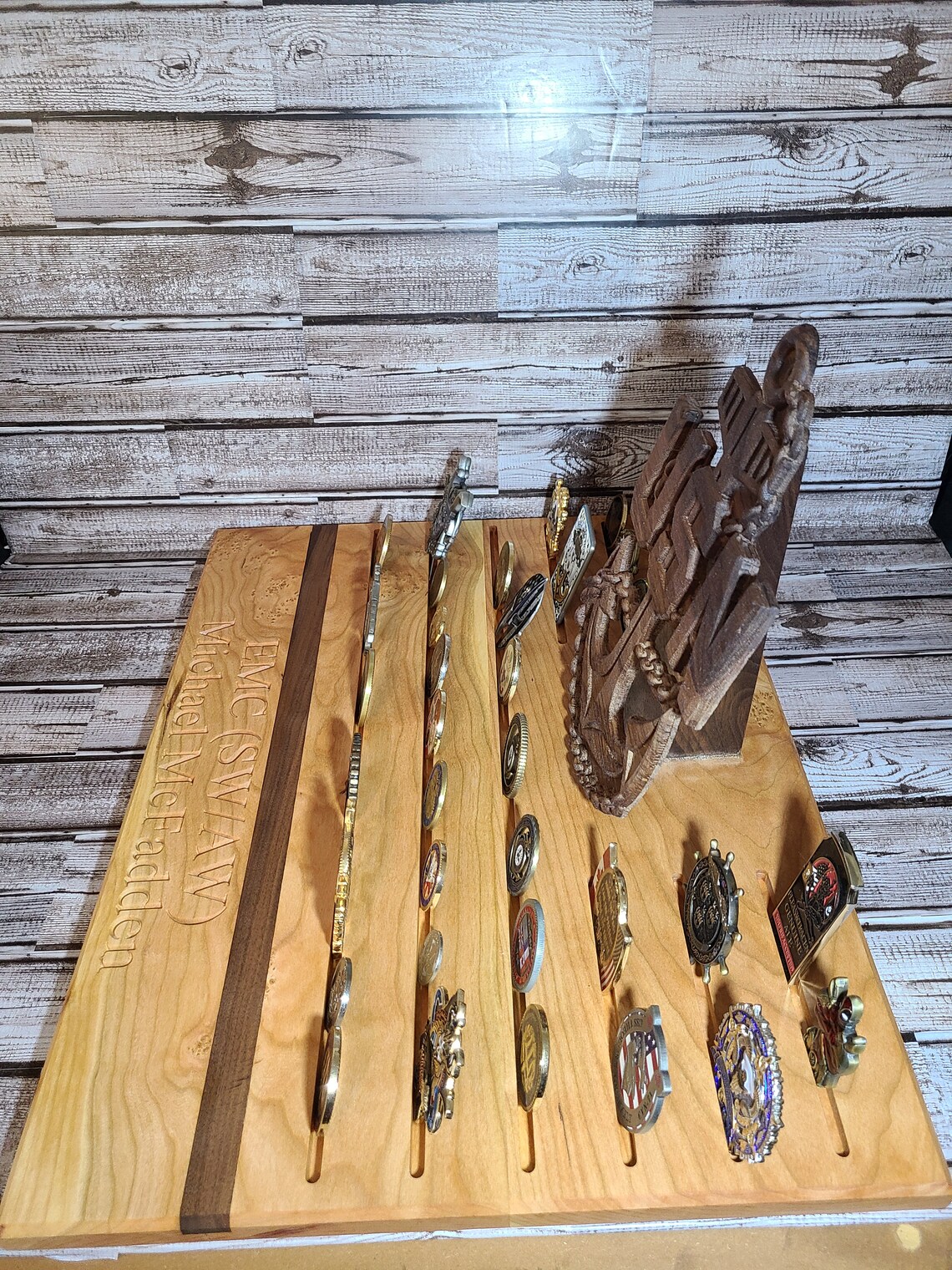 Custom Challenge Coin Holder - Etsy