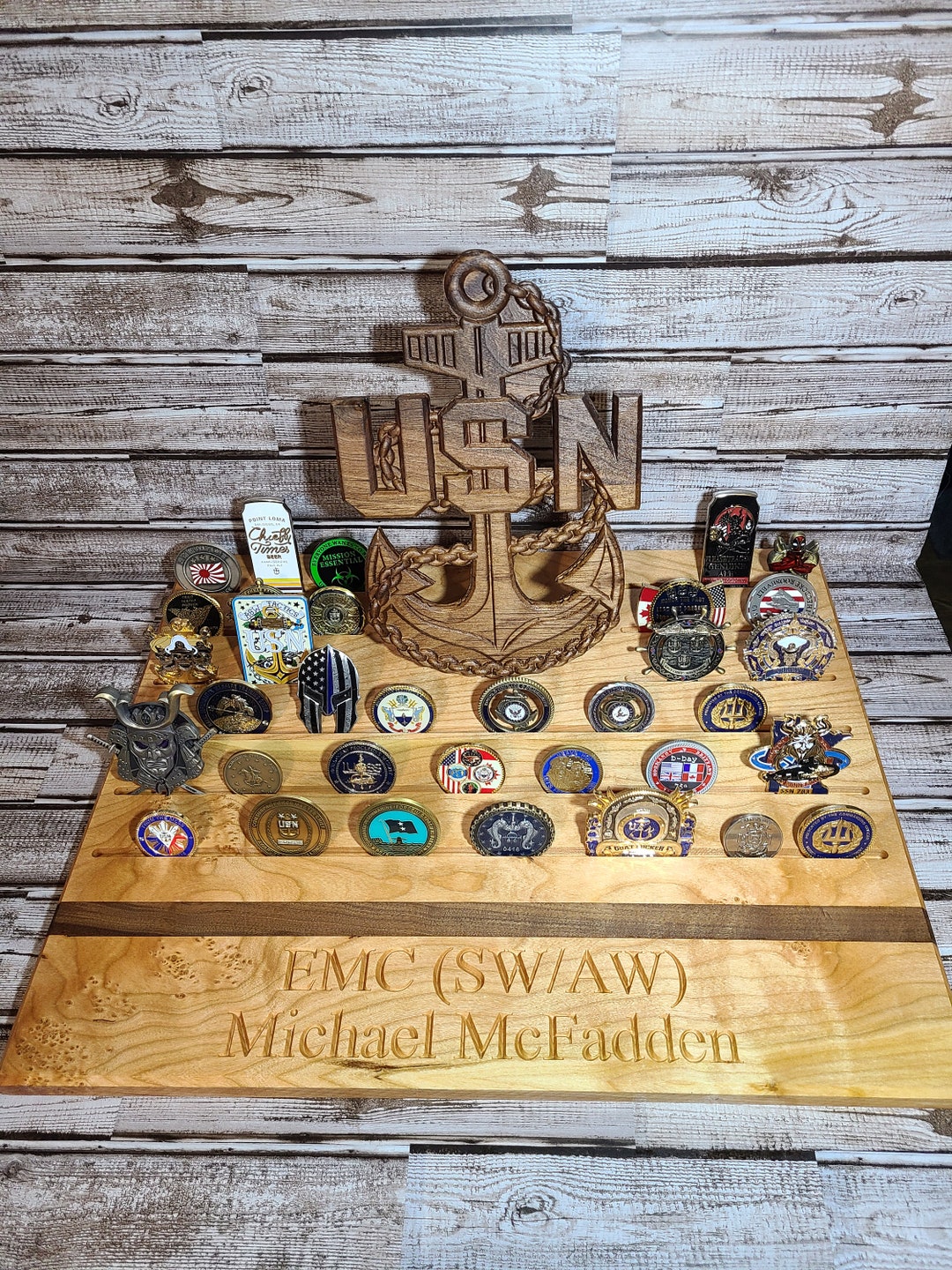 Custom Challenge Coin Holder - Etsy