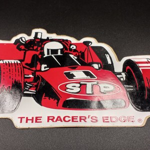 70's STP Racers Edge Mario Andretti Promotional Sticker - Etsy