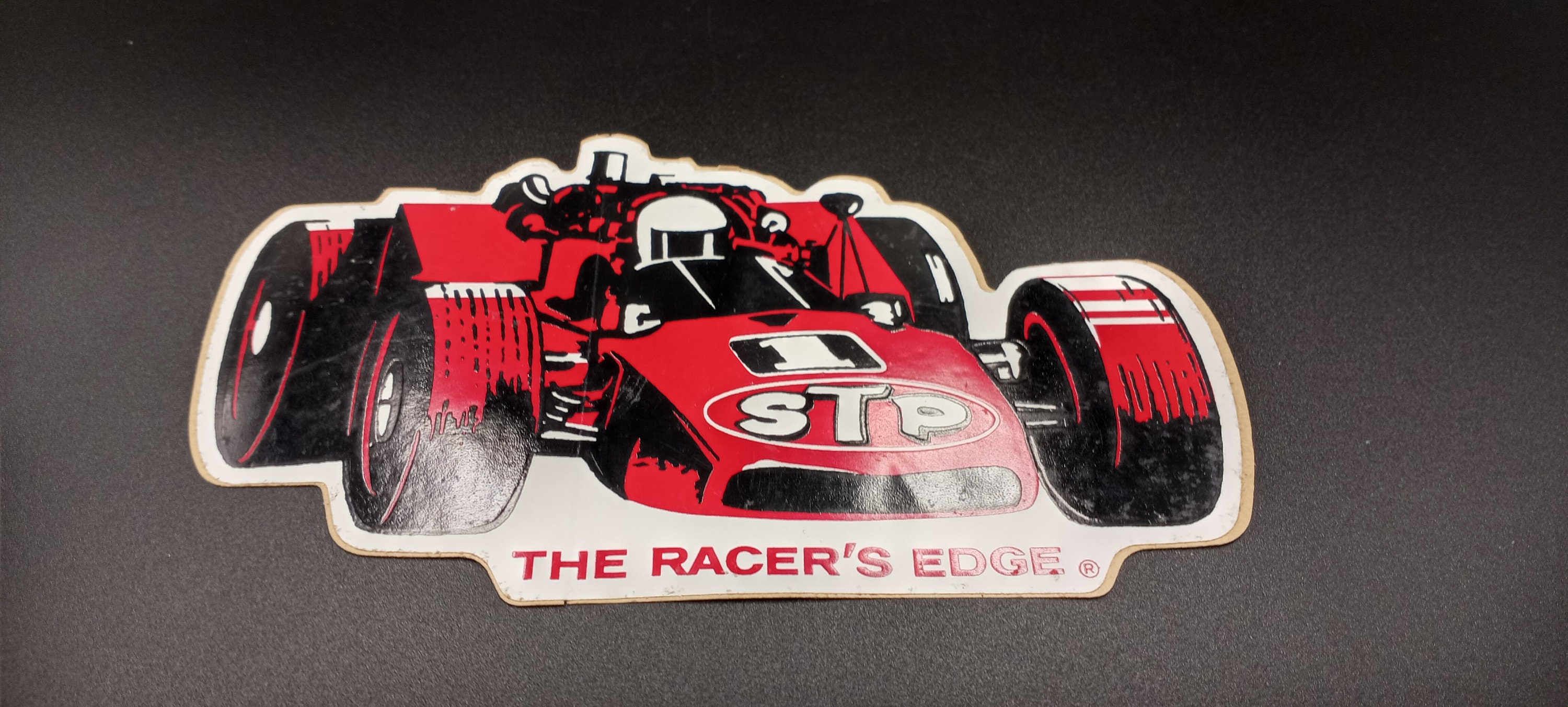 70's STP Racers Edge Mario Andretti Promotional Sticker - Etsy