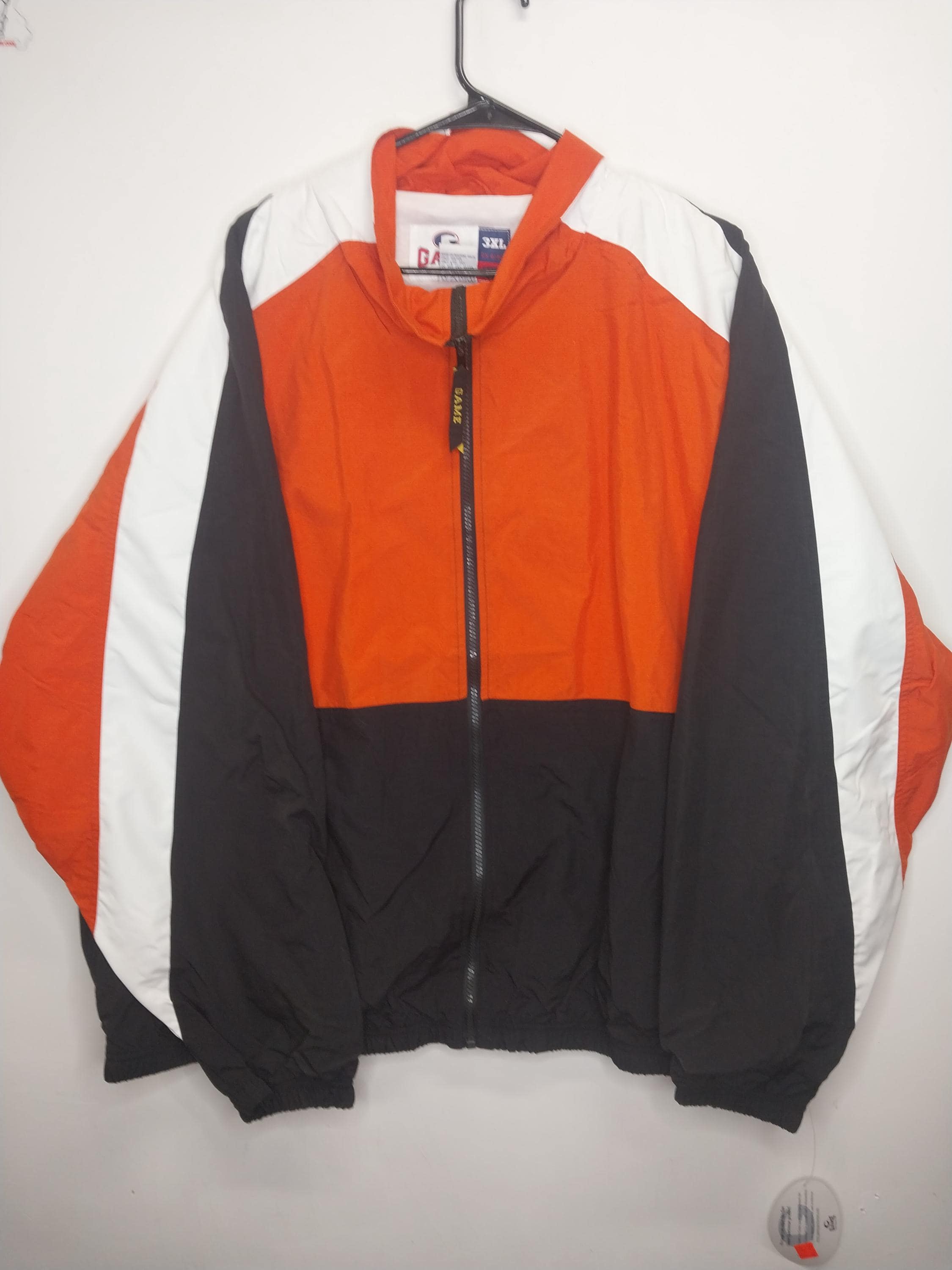 Vintage 80s 90s GAME Nylon Windbreaker Jacket Size 3XL Colorblock NWT ...