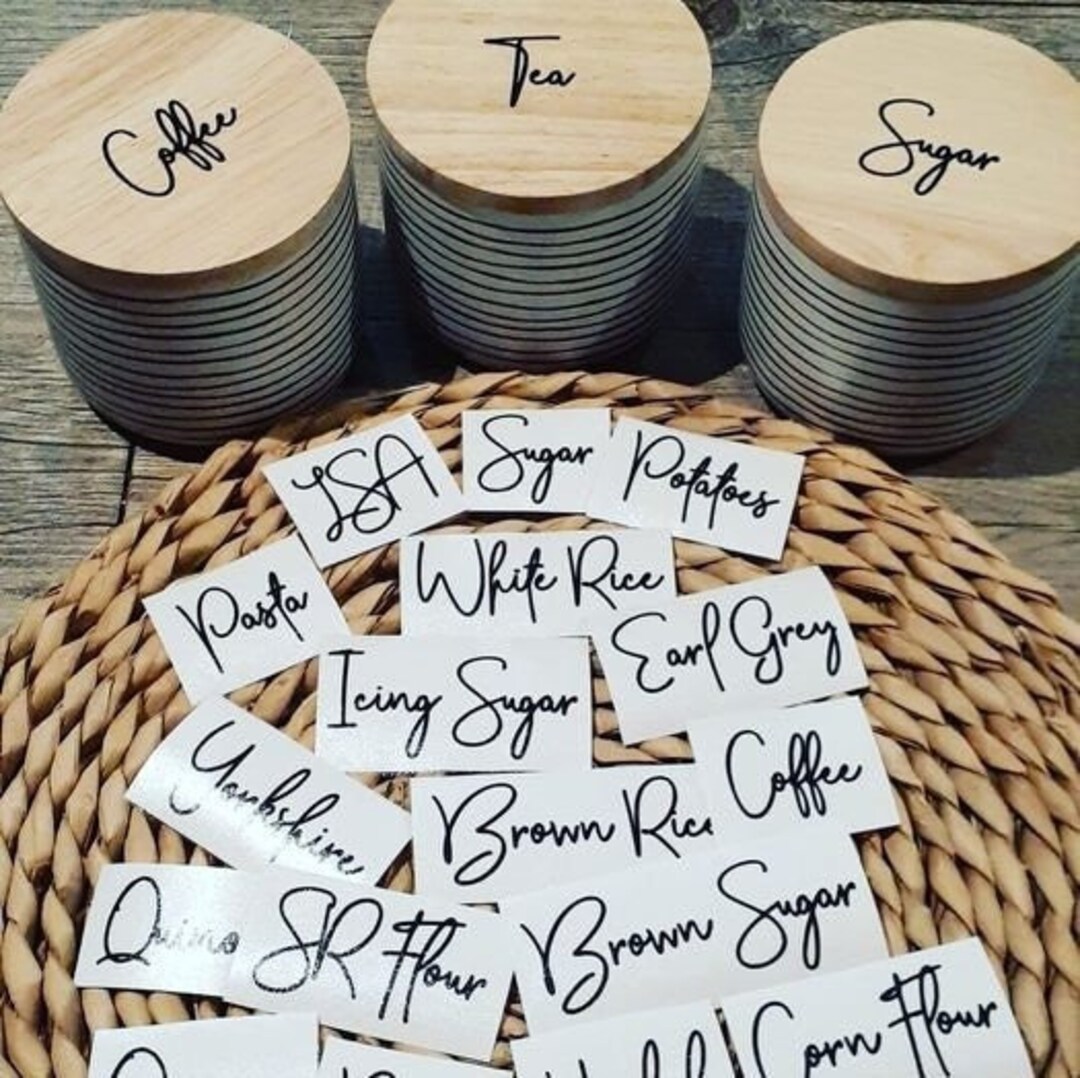 Personalised Pantry Labels I Container Labels I Stickers - Etsy Australia