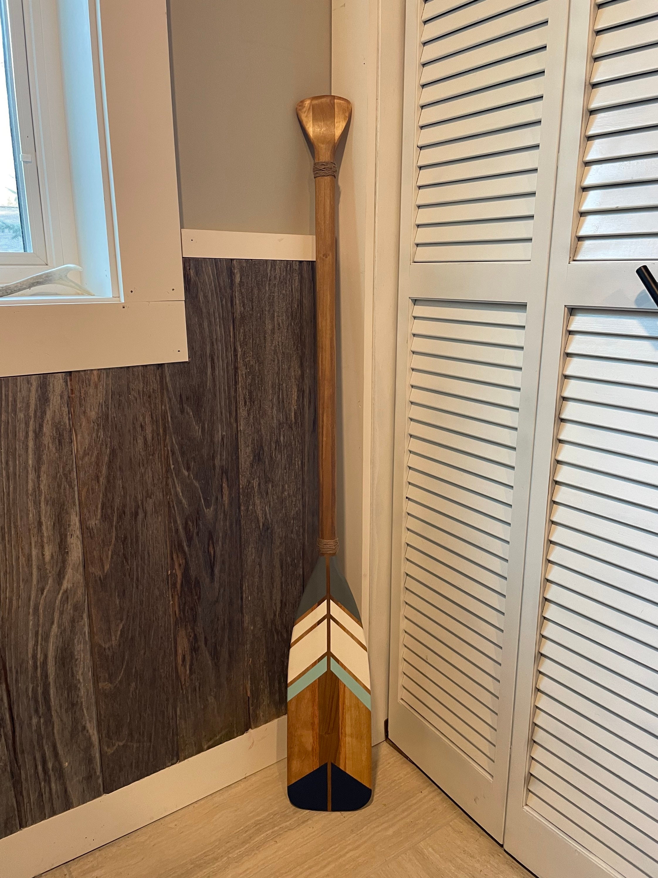 Custom Wood Canoe Paddle | Hand Painted Wall Art | Lake House Decor | Personalized Oar - Etsy