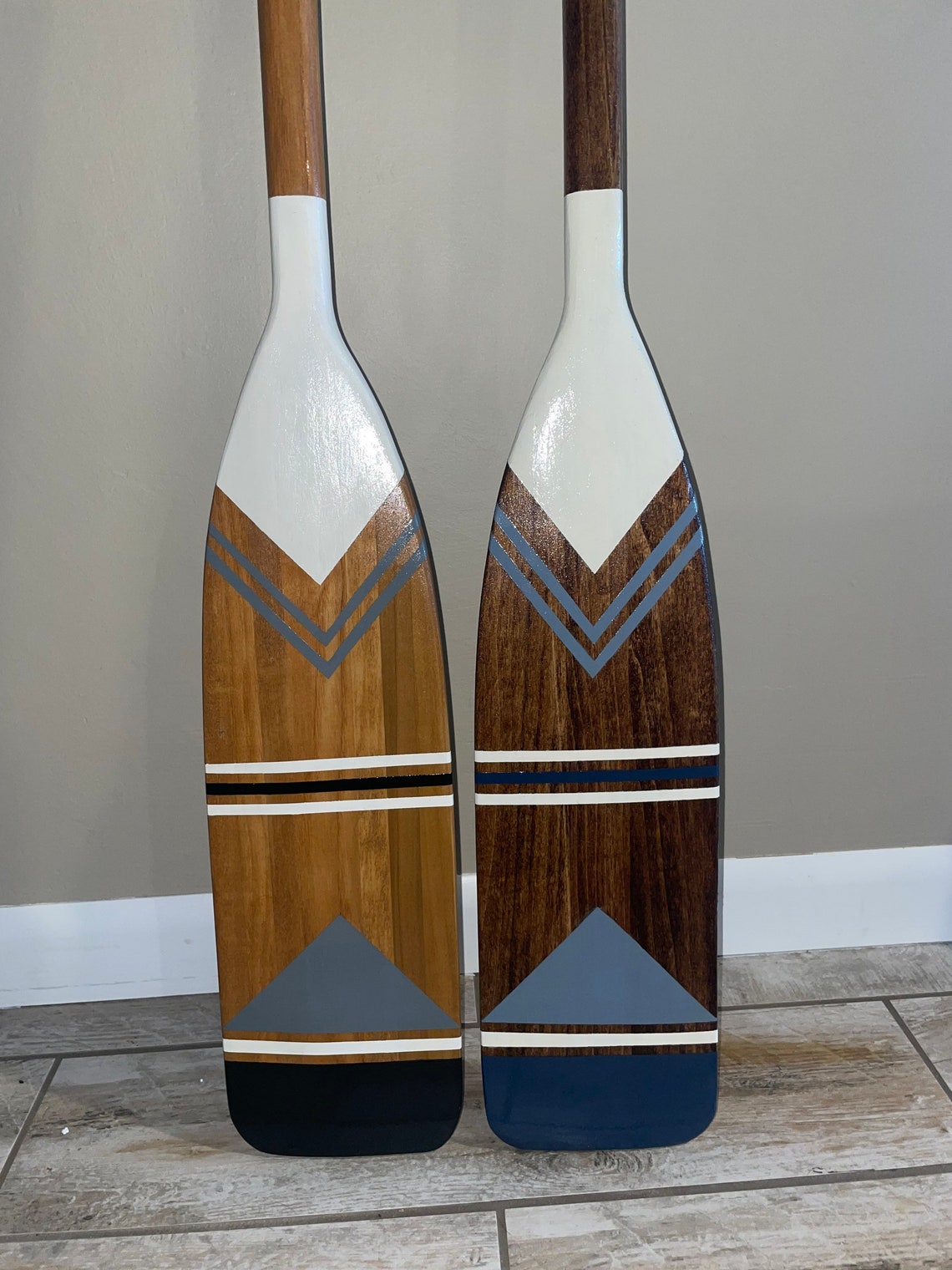 Custom Painted Wood Canoe Paddle - Etsy