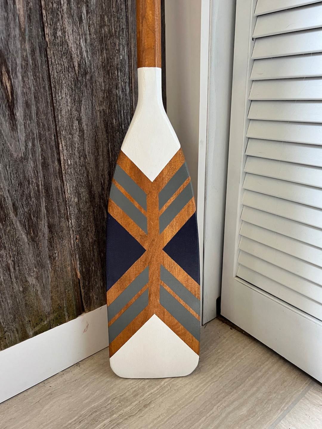 Custom Wood Canoe Paddle | Hand Painted Wall Art | Lake House Decor | Personalized Oar - Etsy