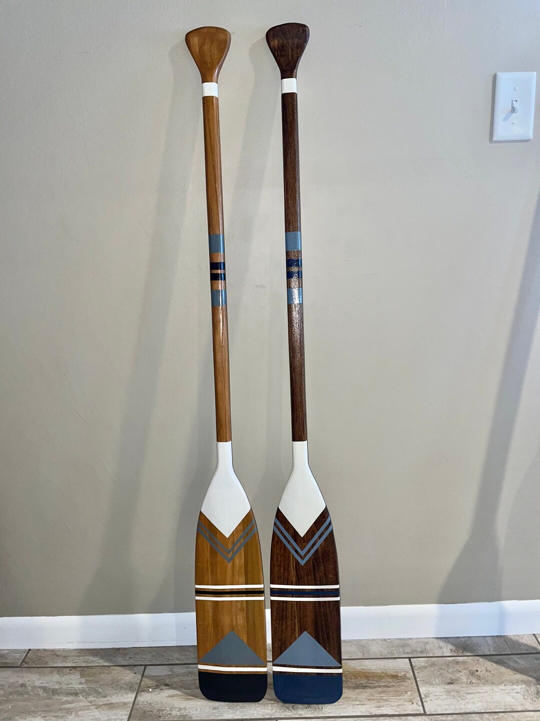 Custom Painted Wood Canoe Paddle - Etsy