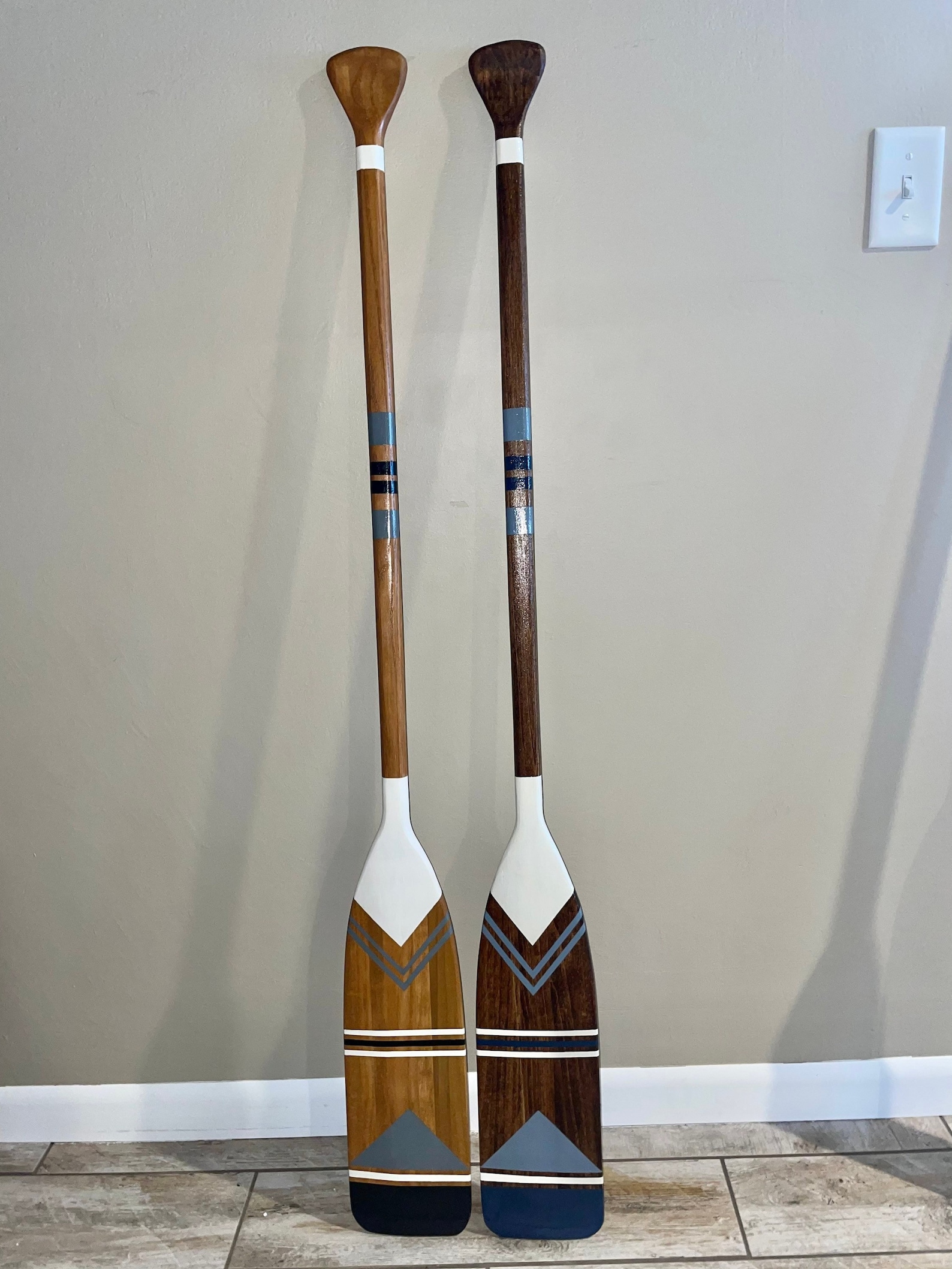 Custom Painted Wood Canoe Paddle - Etsy