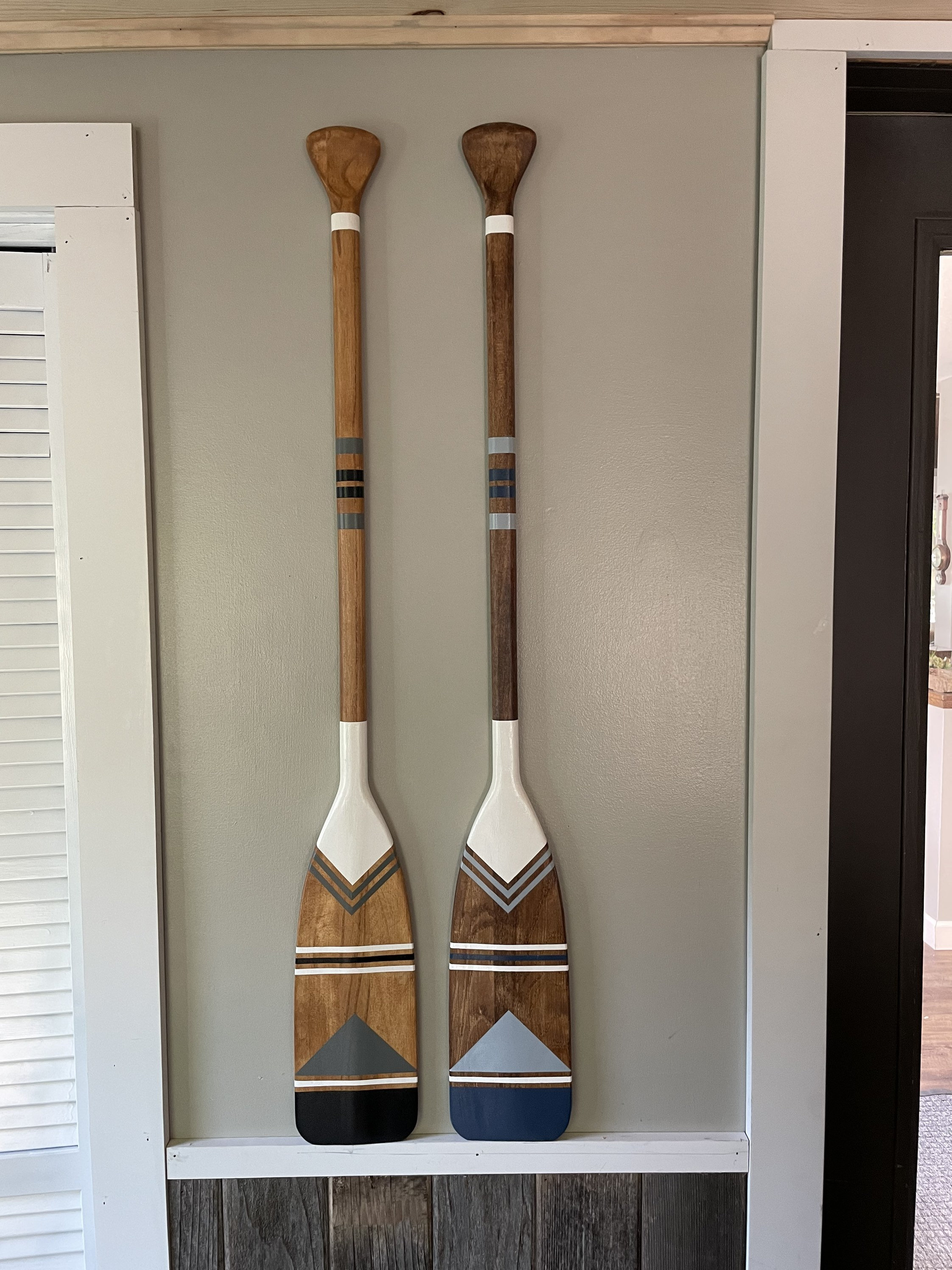 Custom Painted Wood Canoe Paddle - Etsy