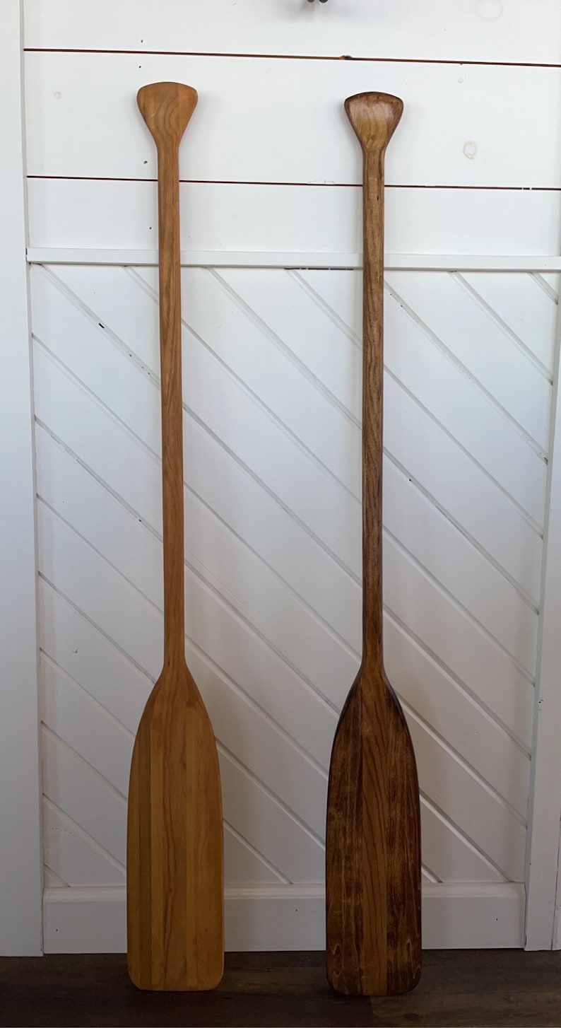 Custom Wood Canoe Paddle | Hand Painted Wall Art | Lake House Decor ...