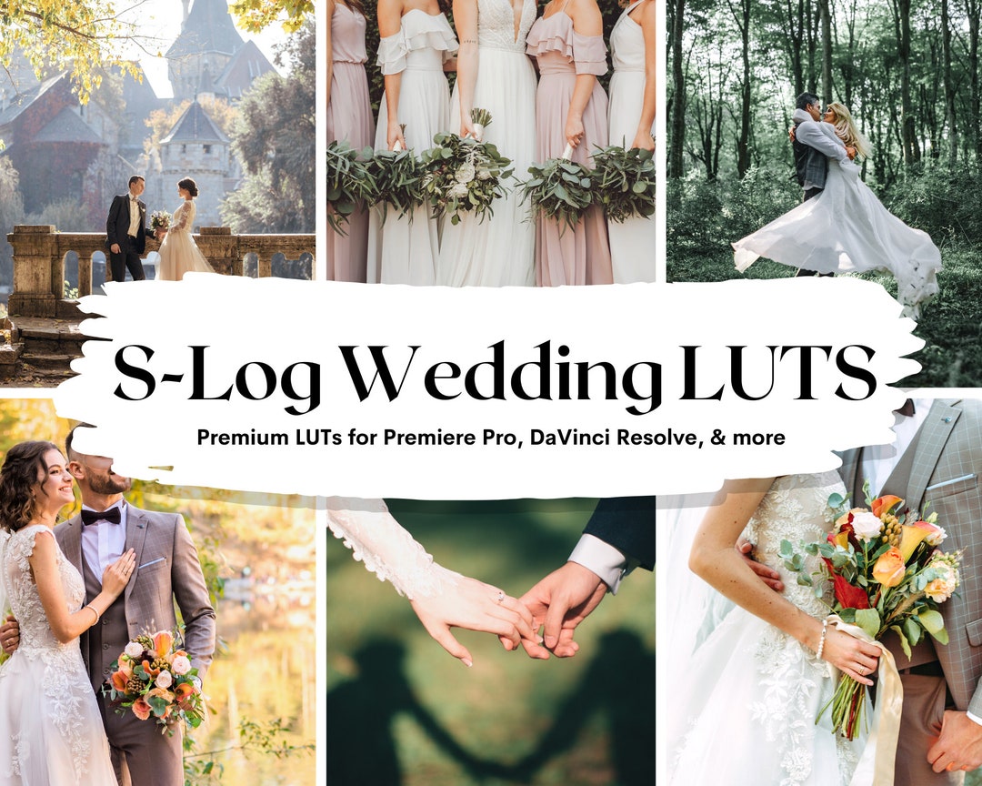 S-log Wedding Luts | Video Color Grading Presets (20 .cube Files) - Etsy
