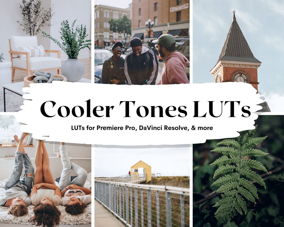 5 Cooler Tones Luts Pack for Video and Color Grading | Video Luts for ...