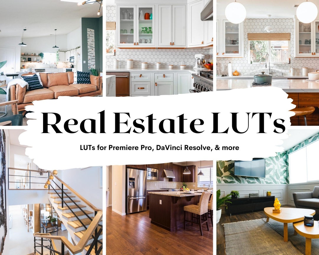 Indoor Real Estate Luts | Video Color Grading Presets (PDF) - Etsy