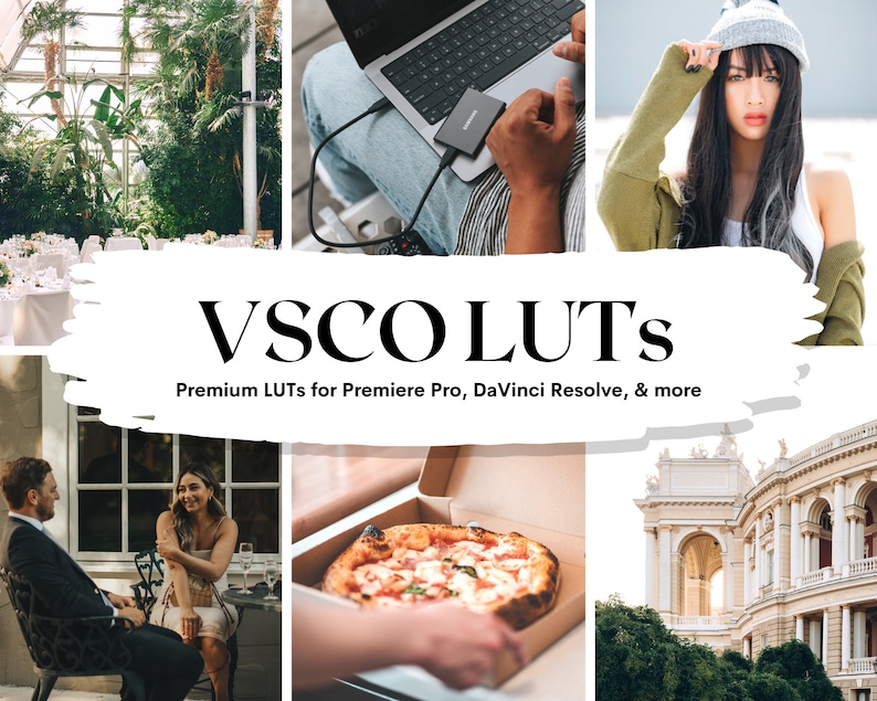30 VSCO Style Luts Pack for Video and Color Grading Video - Etsy