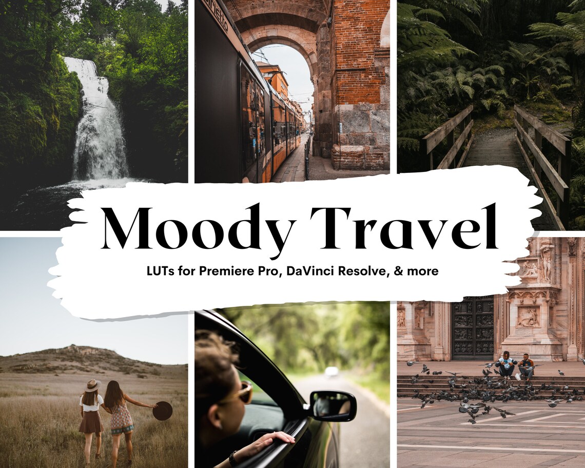 25 Moody Travel Luts Pack for Video and Color Grading Video - Etsy