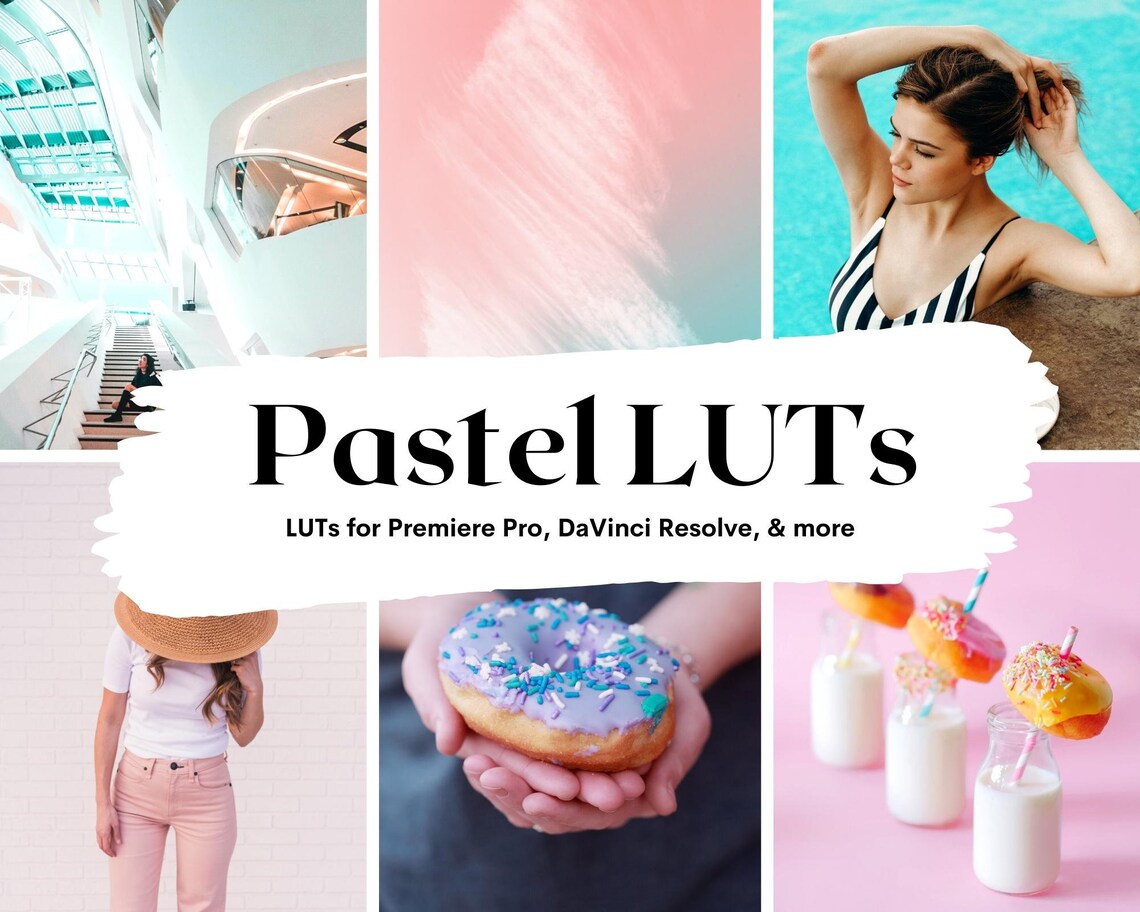 5 Pastels Luts Pack for Video and Color Grading Video Luts - Etsy