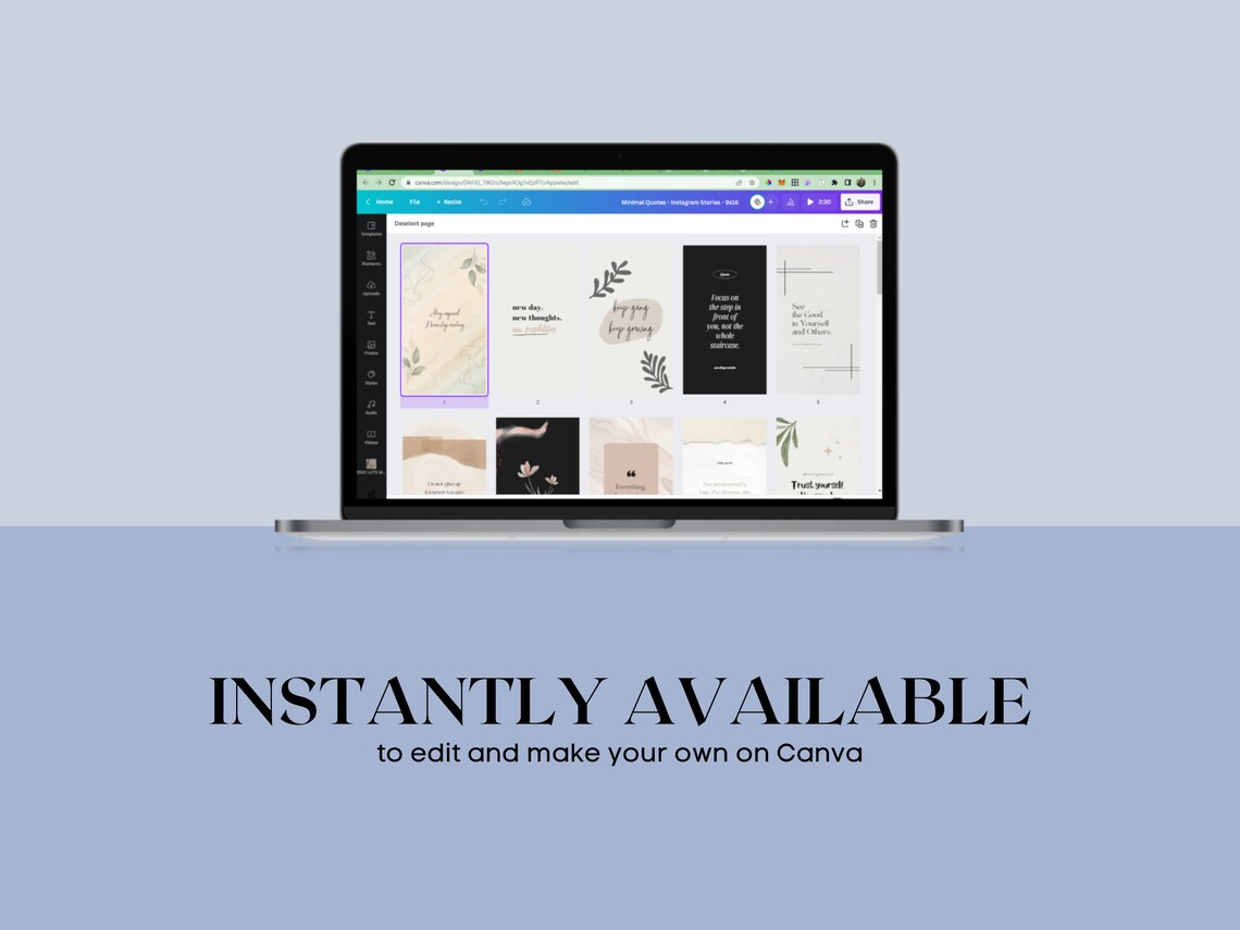 Paper Story Collection Instagram Post & Stories Templates - Etsy