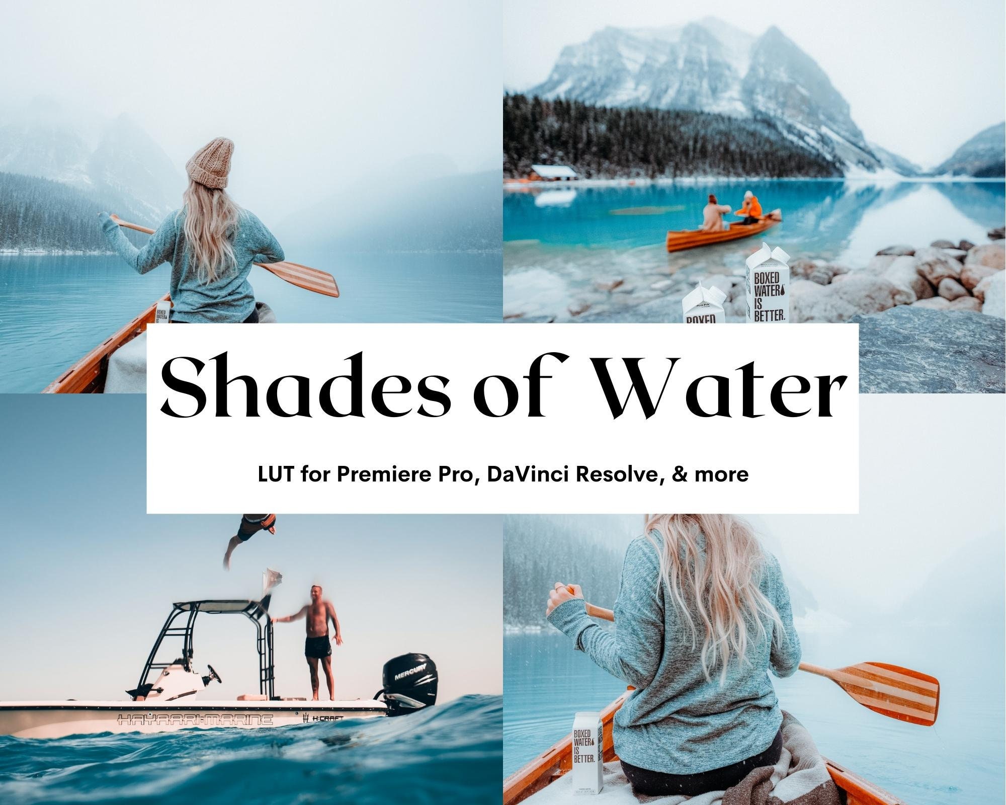 5 Beautiful Blue Water Luts Pack for Video and Photo Color Grading ...