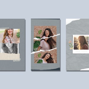 Paper Story Collection Instagram Post & Stories Templates | Social ...