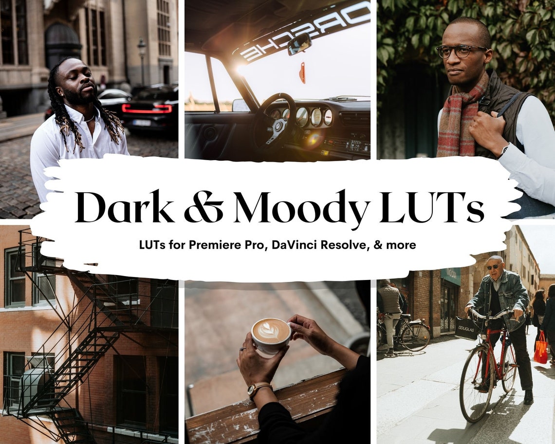 Dark & Moody Luts Pack | Video Color Grading (PDF Instructions) - Etsy