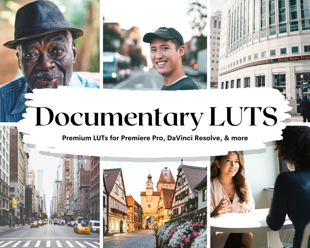 Documentary Video Luts | 15 .cube Presets for Color Grading (PDF ...
