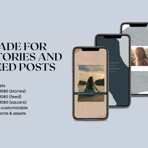 Paper Story Collection Instagram Post & Stories Templates | Social ...