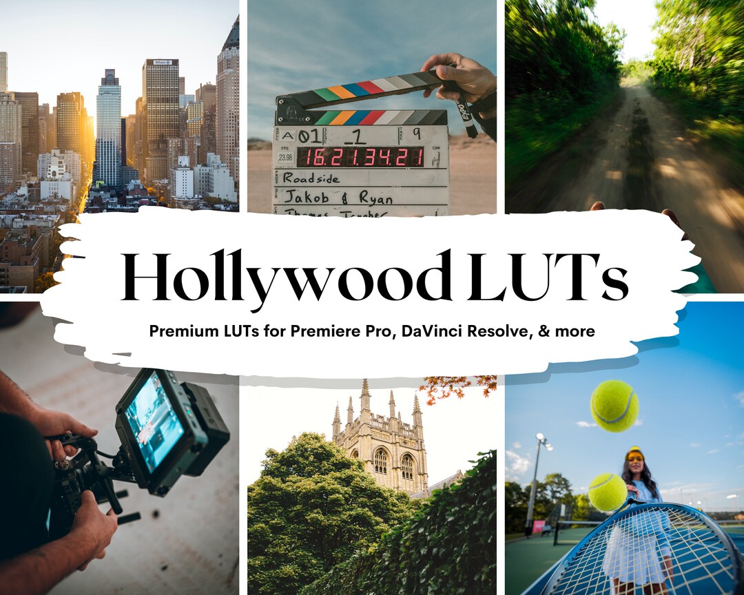 20 Hollywood Luts Pack for Video and Color Grading | Video Luts for Final Cut, Premiere Pro ...