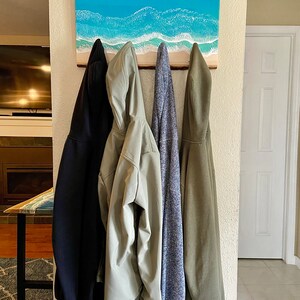 Beach Towel Rack Coat Rack Coat Hanger Birthday Gift for - Etsy