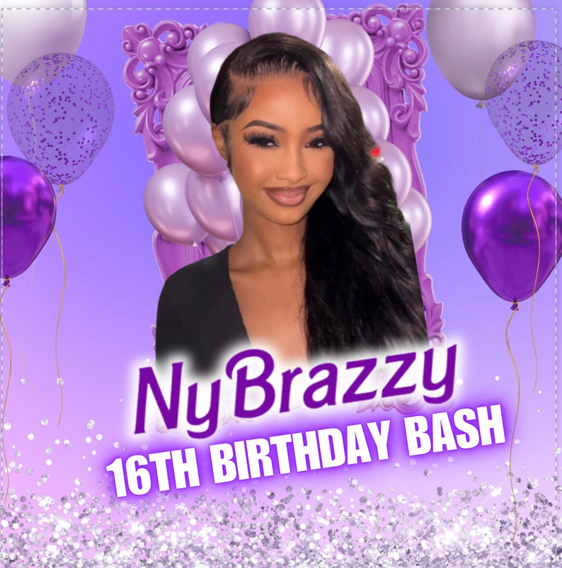 Birthday Backdrop , Editable , Digital Download , Instant Download ...