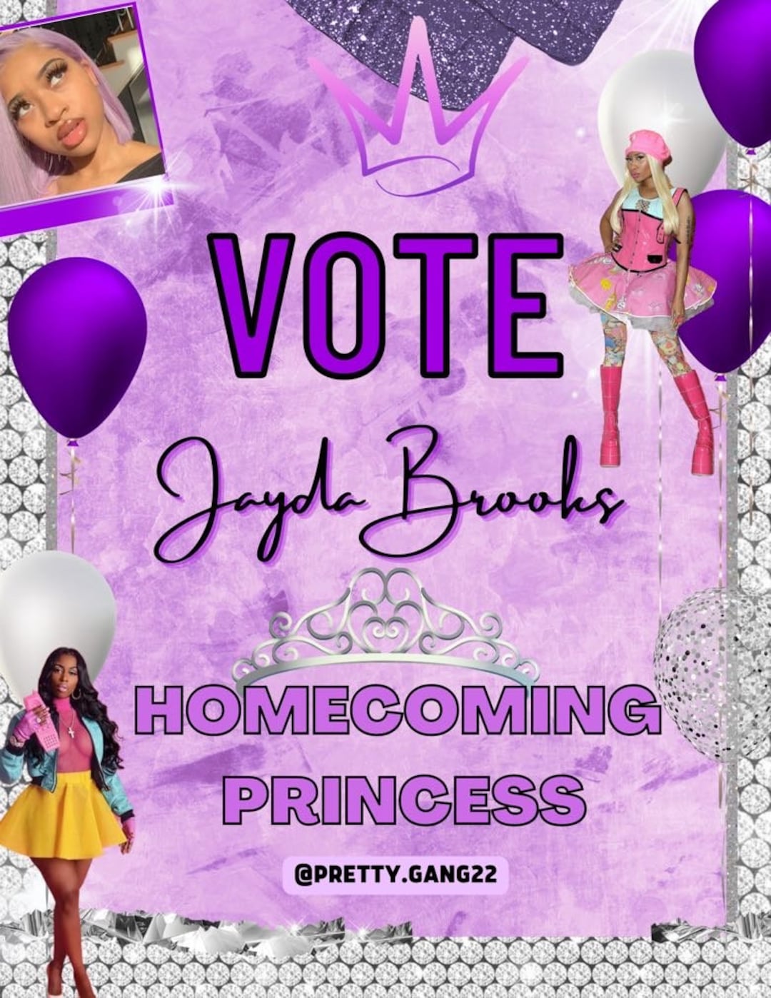 Vote Prom Queen, Birthday Flyer - Etsy