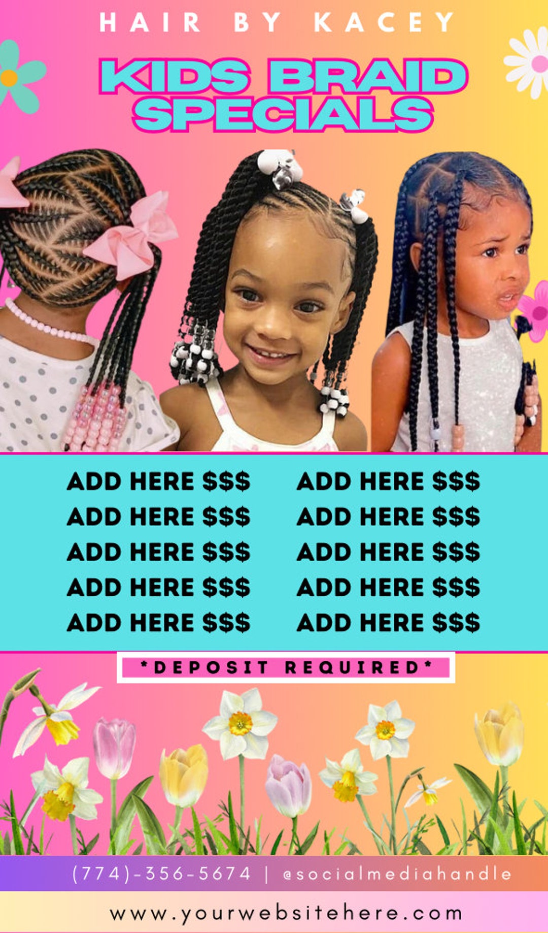 Swiss Miss Girl Braids