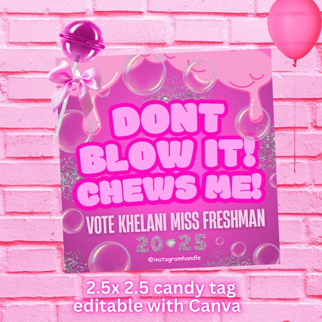 Editable Election Campaign Tag, Class Voting Flyer, Class Vice ...