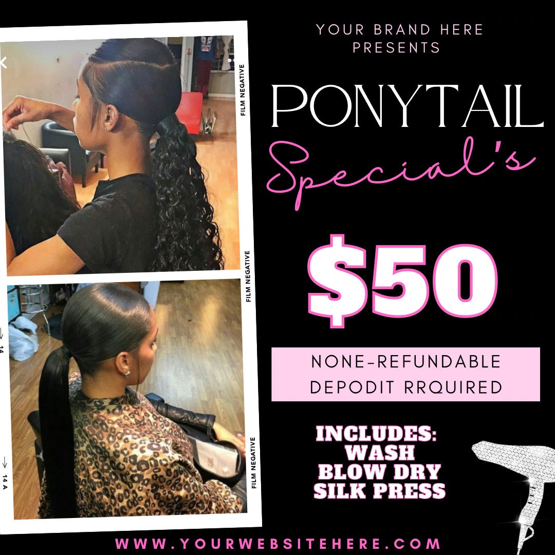 Hair Sale Flyer, Social Media Flyer, Appointment Available Flyer ...