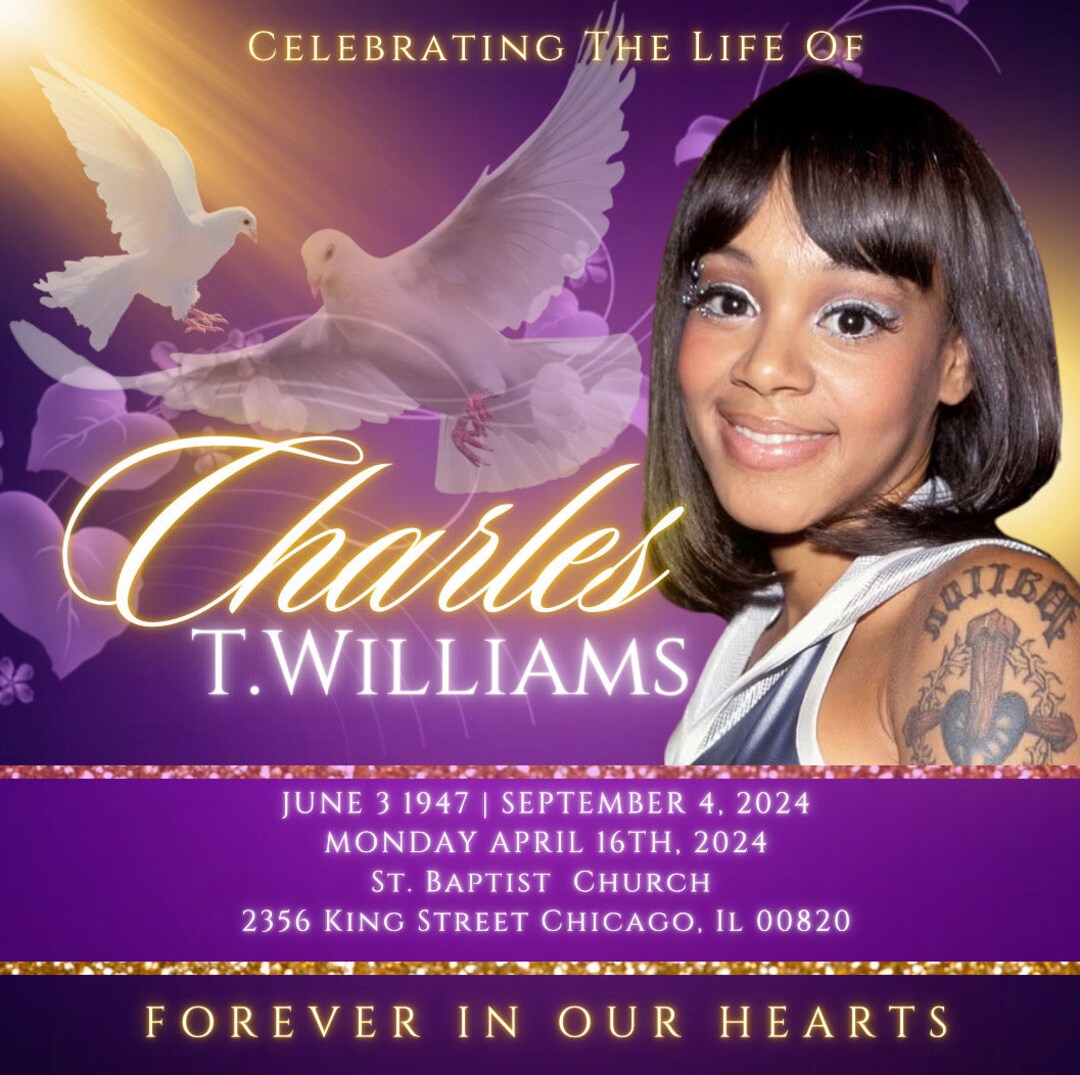 In Loving Memory Canva Template , Funeral Announcement, Digital ...