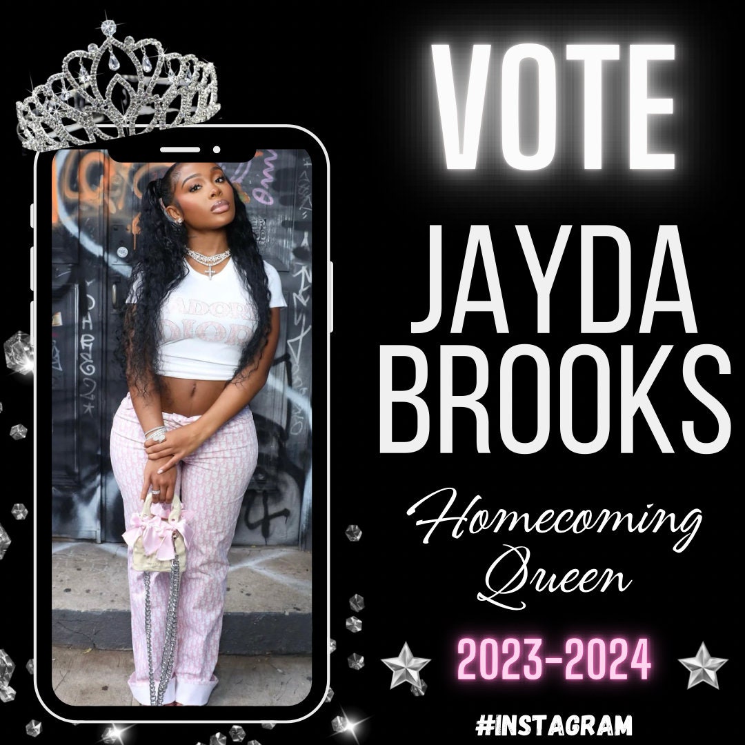Homecoming Court Editable Canva Template, Digital Download, Instant ...