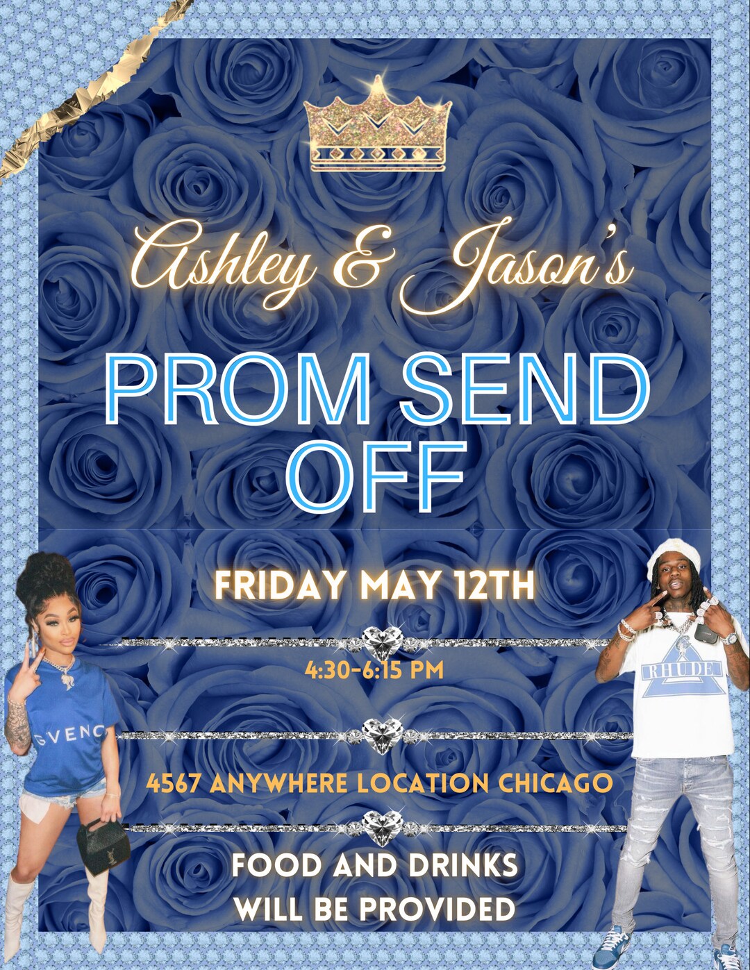Prom Send off Invite , Digital Download, Editable , Canva - Etsy