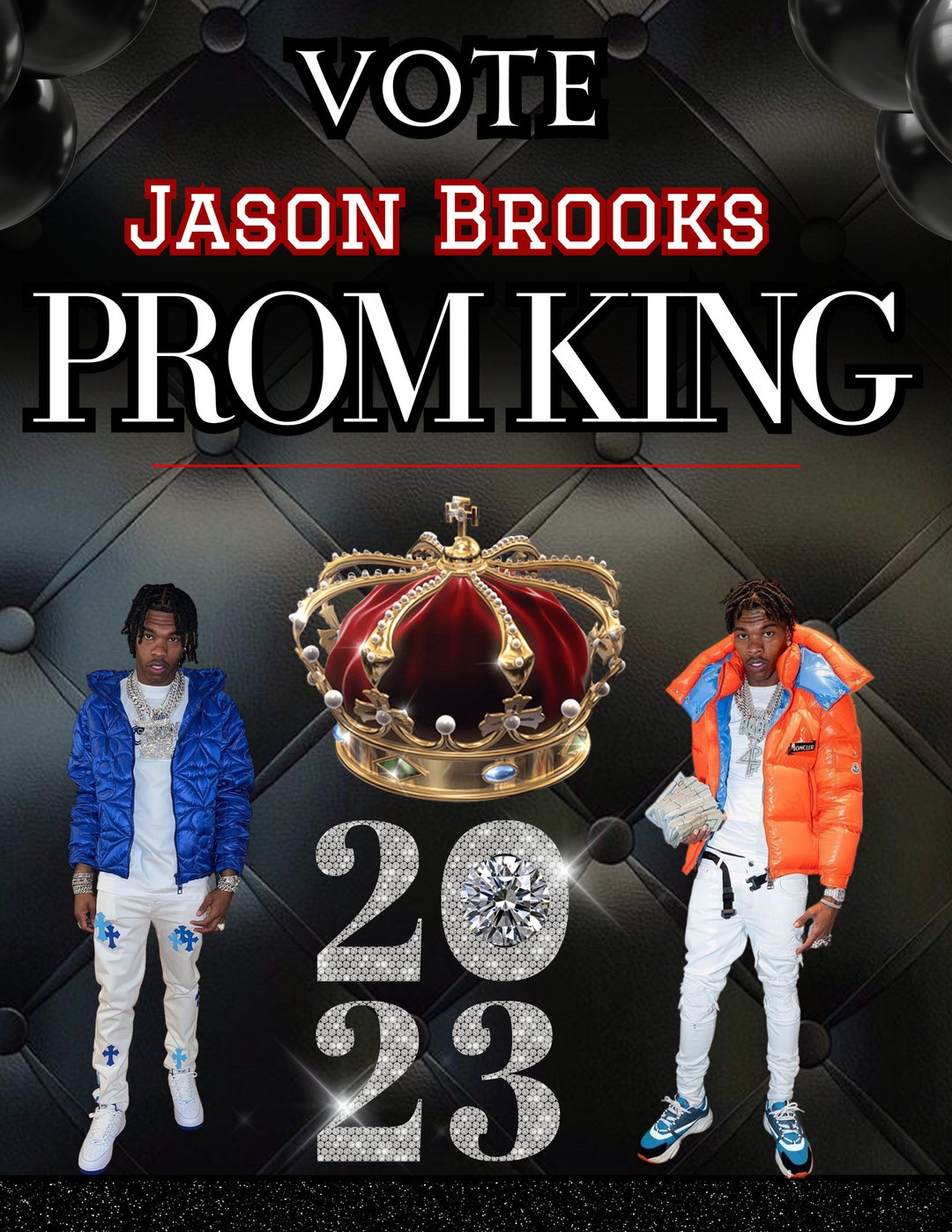Vote Prom King Prom Flyer PROM Social Media Flyer - Etsy