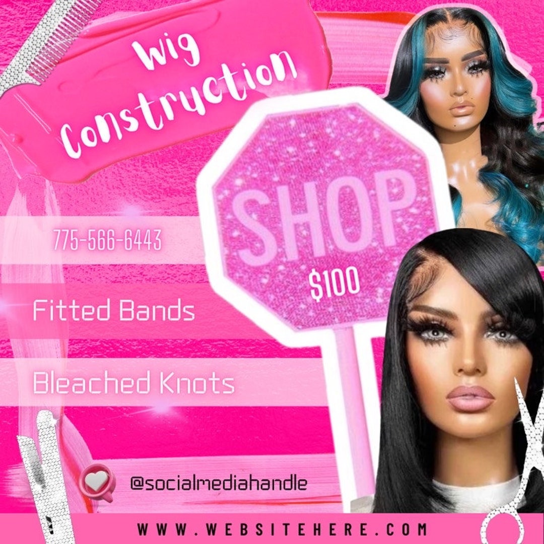 Wig Sale Template , Wig Sale, Social Media Post, Back to School Flyer ...